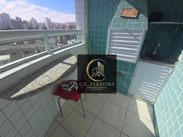 Apartamento com 1 dormitório à venda, 40 m² por R$ 295.000,00 Boqueirão Praia Grande/SP