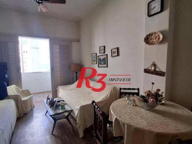 Apartamento com 1 dormitório à venda, 40 m² por R$ 320.000,00 Boqueirão Santos/SP