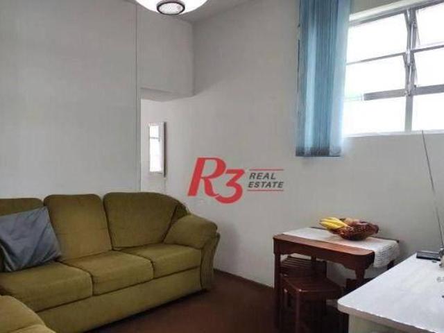 Apartamento com 1 dormitório à venda, 40 m² por R$ 320.000,00 Gonzaga Santos/SP