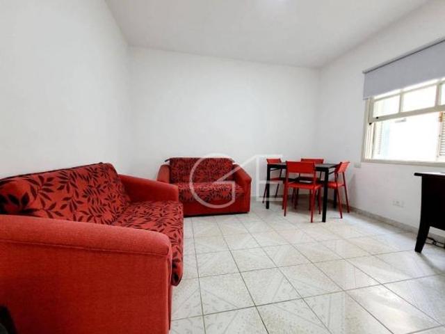 Apartamento com 1 dormitório à venda, 40 m² por R$ 330.000,00 Embaré Santos/SP