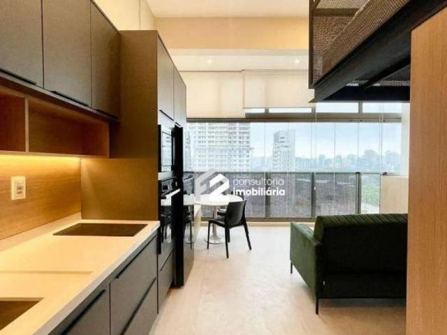 Apartamento com 1 dormitório à venda, 41 m² por R$ 910.000,00 Moema São Paulo/SP