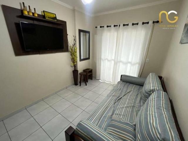 Apartamento com 1 dormitório à venda, 41 m² por R$ 350.000,00 Vila Guilhermina Praia Grande/SP