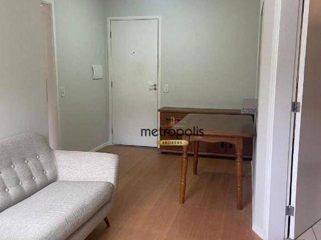 Apartamento com 1 dormitório à venda, 41 m² por R$ 358.000,00 Casa Branca Santo André/SP