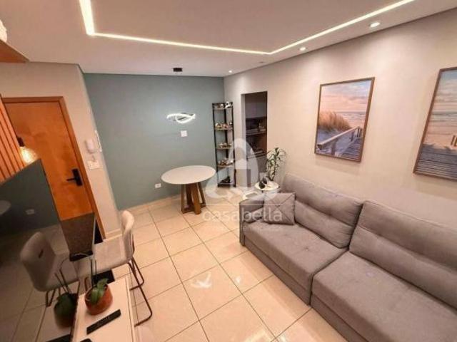 Apartamento com 1 dormitório à venda, 42 m² por R$ 450.000,00 Macuco Santos/SP
