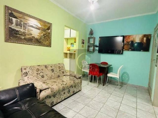 Apartamento com 1 dormitório à venda, 42 m² por R$ 245.000,00 Vila Guilhermina Praia Grande/SP