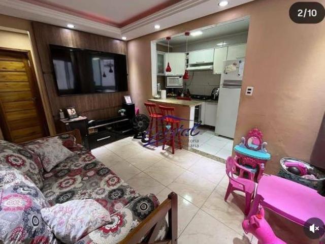 Apartamento com 1 dormitório à venda, 42 m² por R$ 265.000,00 Gonzaguinha São Vicente/SP