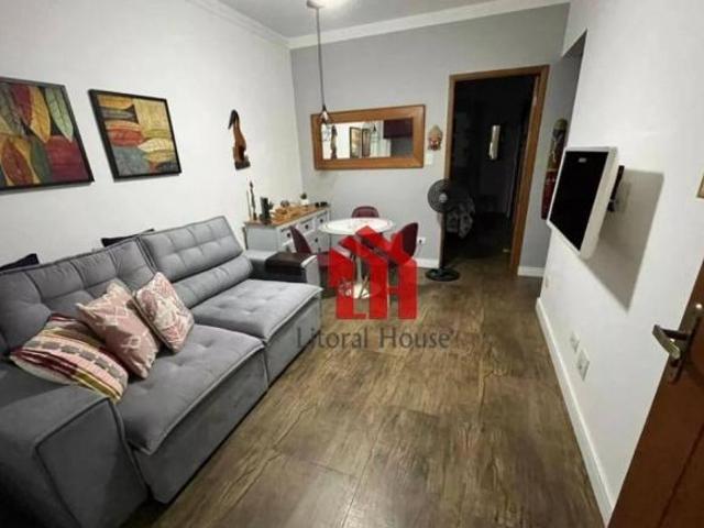 Apartamento com 1 dormitório à venda, 43 m² por R$ 470.000,00 Gonzaga Santos/SP