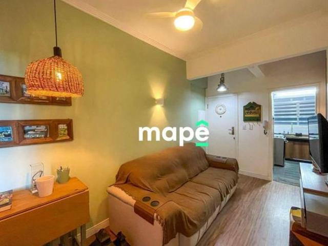 Apartamento com 1 dormitório à venda, 43 m² por R$ 560.000,00 Ponta da Praia Santos/SP