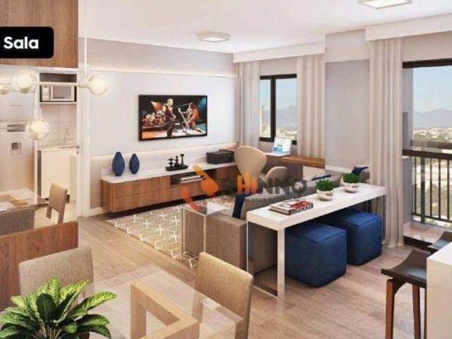 Apartamento com 1 dormitório à venda, 44 m² no Ecoville Curitiba/PR