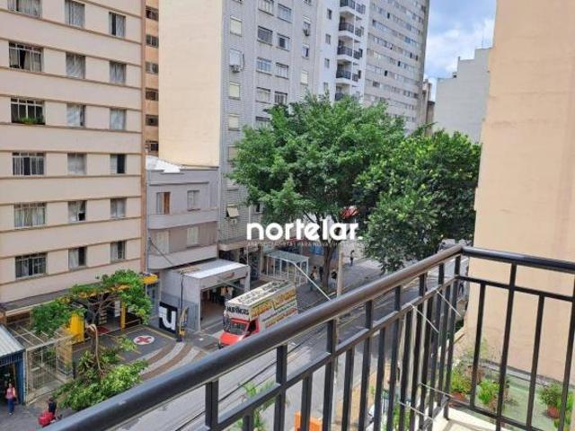 Apartamento com 1 dormitório à venda, 44 m² por R$ 585.000,00 Higienópolis São Paulo/SP