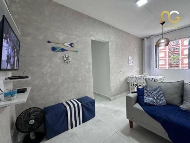 Apartamento com 1 dormitório à venda, 44 m² por R$ 275.000,00 Tupi Praia Grande/SP