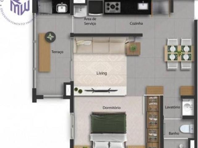 Apartamento com 1 dormitório à venda, 44 m² por R$ 346.000,00 Jardim Guarujá Sorocaba/SP