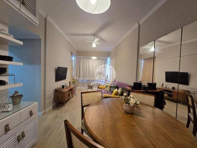 Apartamento com 1 dormitório à venda, 45 m² Pitangueiras Guarujá/SP