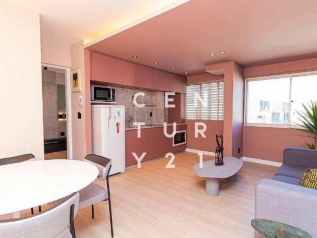 Apartamento com 1 dormitório à venda, 45 m² por R$ 620.000,00 Consolação São Paulo/SP