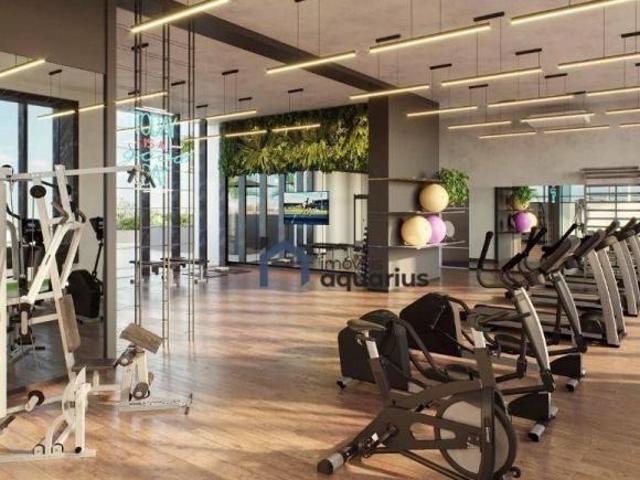 Apartamento com 1 dormitório à venda, 45 m² por R$ 625.000 Jardim Aquarius São José dos Campos/S
