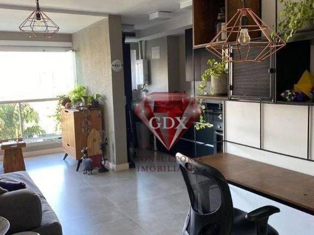 Apartamento com 1 dormitório à venda, 45 m² por R$ 700.000 Brooklin Paulista São Paulo/SP