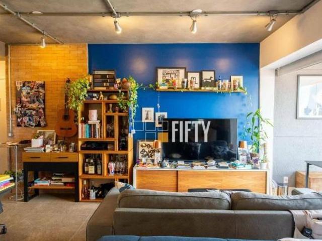Apartamento com 1 dormitório à venda, 45 m² por R$ 750.000,00 Brooklin Paulista São Paulo/SP