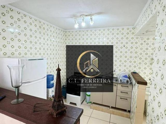 Apartamento com 1 dormitório à venda, 45 m² por R$ 265.000,00 Tupi Praia Grande/SP