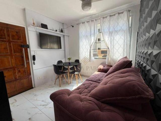 Apartamento com 1 dormitório à venda, 45 m² por R$ 340.000,00 Vila Guilhermina Praia Grande/SP
