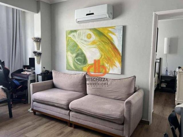 Apartamento com 1 dormitório à venda, 46 m² por R$ 460.000,00 José Menino Santos/SP