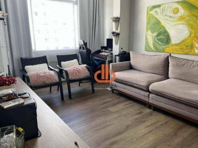 Apartamento com 1 dormitório à venda, 46 m² por R$ 460.000,00 José Menino Santos/SP