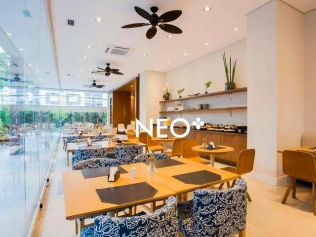 Apartamento com 1 dormitório à venda, 46 m² por R$ 685.000,00 Pompéia Santos/SP