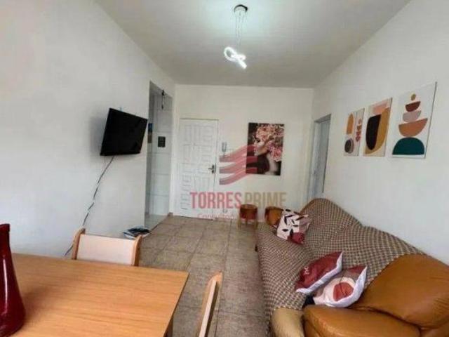 Apartamento com 1 dormitório à venda, 46 m² por R$ 248.000,00 Boqueirão Praia Grande/SP