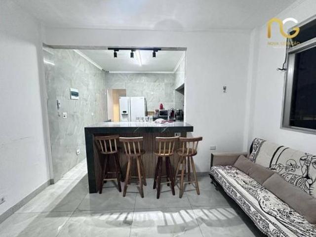 Apartamento com 1 dormitório à venda, 46 m² por R$ 255.000,00 Vila Guilhermina Praia Grande/SP