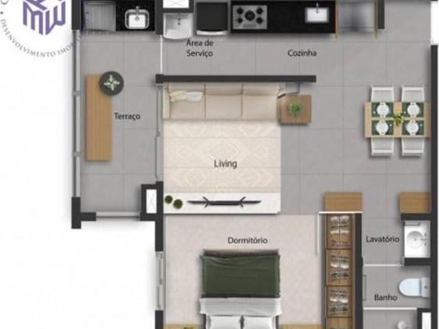 Apartamento com 1 dormitório à venda, 46 m² por R$ 347.000,00 Jardim Guarujá Sorocaba/SP