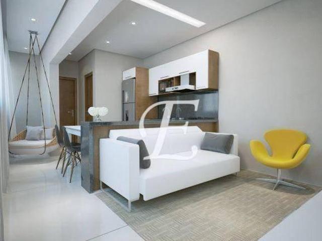 Apartamento com 1 dormitório à venda, 46 m² por R$ 348.000,00 Vila Guilhermina Praia Grande/SP