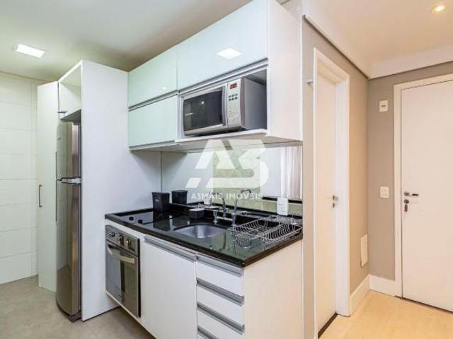 Studio 33m² Mobiliado à venda por R$ 390.000 Ecoville, Curitiba/PR | Pronto para Airbnb