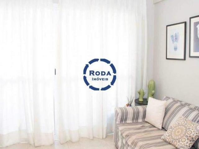 Apartamento com 1 Dormitório À venda | 47 m² | 1 Vaga | Boqueirão/santos sp