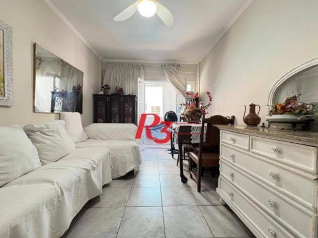 Apartamento com 1 dormitório à venda, 47 m² por R$ 450.000,00 Ponta da Praia Santos/SP