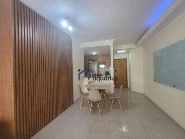 Apartamento com 1 dormitório à venda, 47 m² por R$ 530.000,00 Jardim Aquarius São José dos Campo