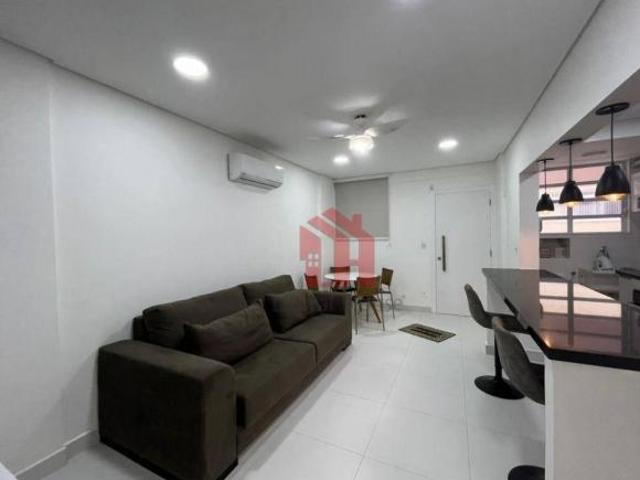 Apartamento com 1 dormitório à venda, 47 m² por R$ 535.000,00 Pompéia Santos/SP