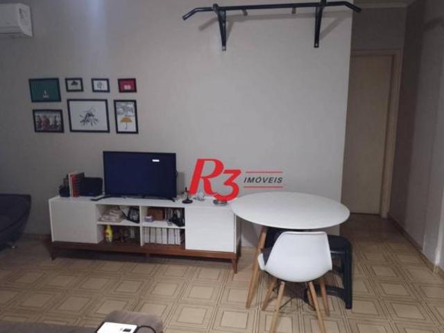 Apartamento com 1 dormitório à venda, 47 m² por R$ 551.200,00 Gonzaga Santos/SP