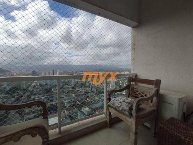 Apartamento com 1 dormitório à venda, 47 m² por R$ 600.000,00 Boqueirão Santos/SP