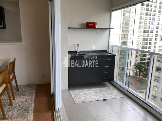 Apartamento com 1 dormitório à venda, 47 m² por R$ 760.000,00 Brooklin São Paulo/SP