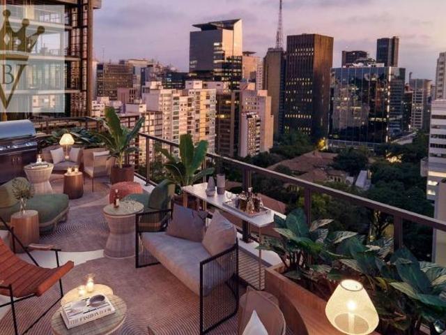 Apartamento com 1 dormitório à venda, 47 m² por R$ 1.555.382 Bela Vista São Paulo/SP