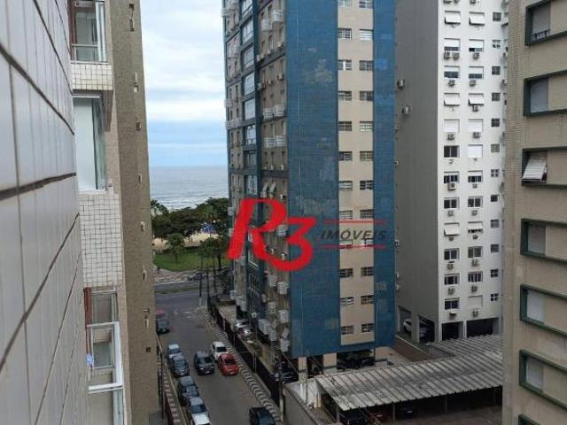Apartamento com 1 dormitório à venda, 47 m² por R$ 390.000,00 Boqueirão Santos/SP
