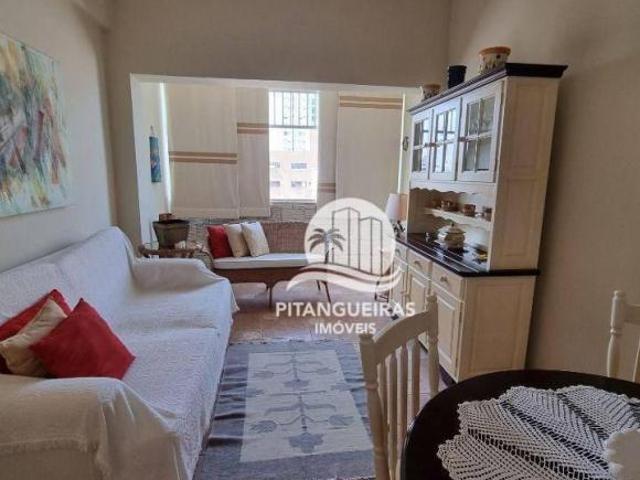 Apartamento com 1 dormitório à venda, 48 m² Pitangueiras Guarujá/SP