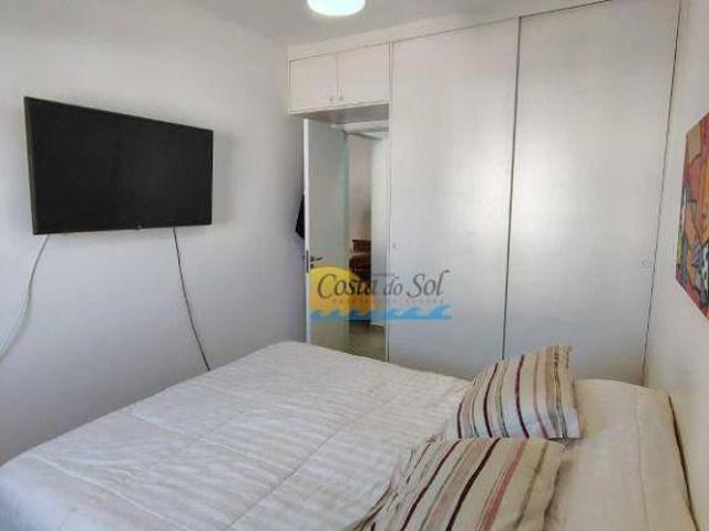 Apartamento com 1 dormitório à venda, 48 m² por R$ 440.000,00 Vila Guilhermina Praia Grande/SP