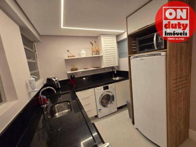 Apartamento com 1 dormitório à venda, 48 m² por R$ 599.000,00 Boqueirão Santos/SP