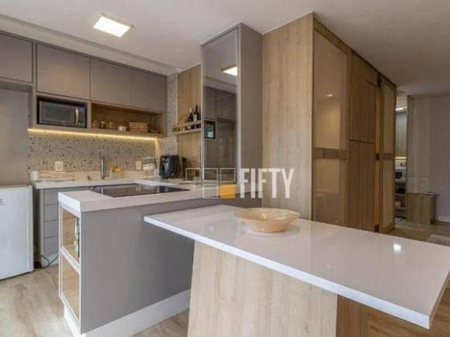 Apartamento com 1 dormitório à venda, 48 m² por R$ 670.000,00 Campo Belo São Paulo/SP