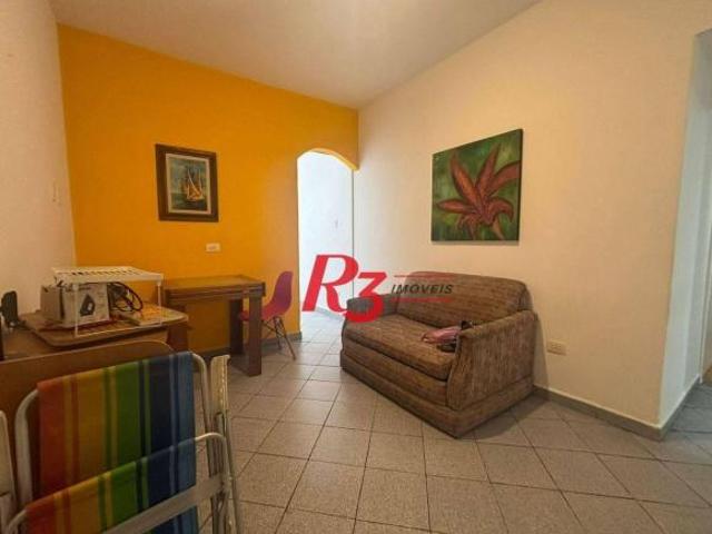 Apartamento com 1 dormitório à venda, 48 m² por R$ 350.000,00 Gonzaga Santos/SP