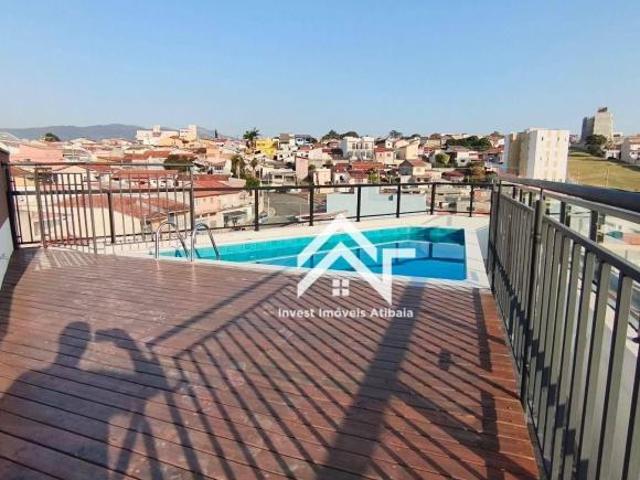 Apartamento com 1 dormitório à venda, 48 m² por R$ 375.000,00 Alvinópolis Atibaia/SP