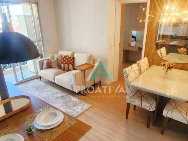 Apartamento com 1 dormitório à venda, 48 m² por R$ 390.000,09 Jardim Olavo Bilac São Bernardo do