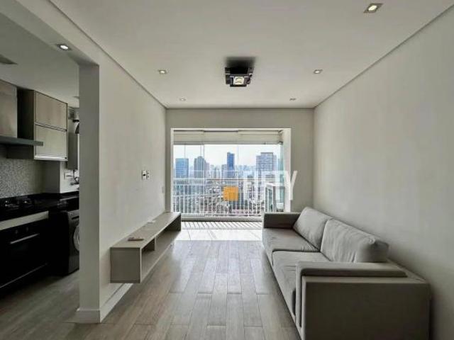 Apartamento com 1 dormitório à venda, 49 m² Brooklin São Paulo/SP