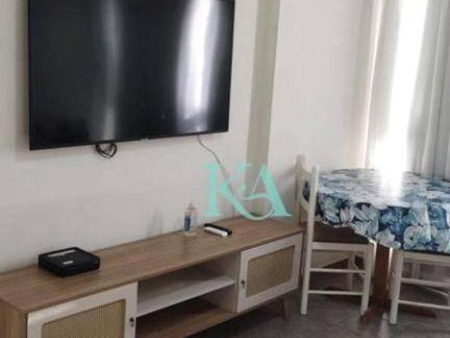 Apartamento com 1 dormitório à venda, 49 m² por R$ 415.000 Boqueirão Praia Grande/SP