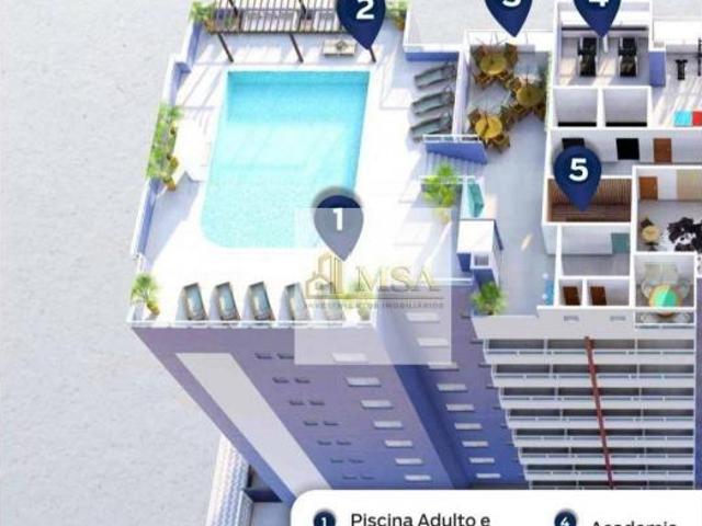 Apartamento com 1 dormitório à venda, 49 m² por R$ 426.890,00 Vila Guilhermina Praia Grande/SP